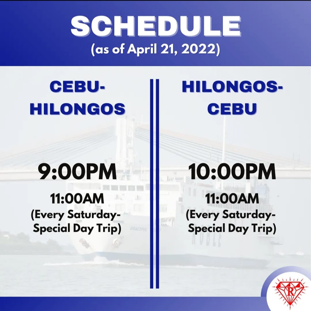 Passage Updated Schedule as of April 21, 2022 | Roble Shipping Inc.