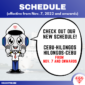 Schedule Update | Roble Shipping Inc.